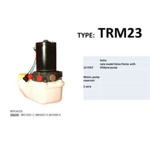 Volvo Penta inboard tilt trim motor, complete with pump and reservoir ...